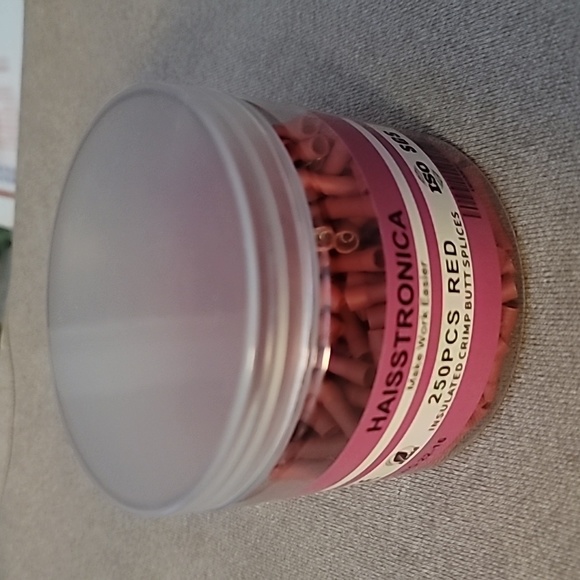 Haisstronica | Other | Haisstronica 25 Pc Red Insulated Crimp Butt ...